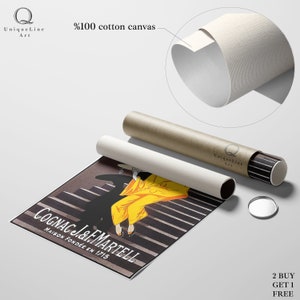 Cognac J&F Martell Poster Fine Art Print / Vintage Poster, Art Nouveau ...