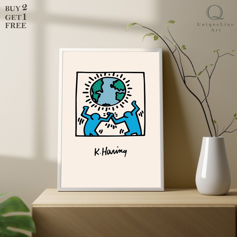 Keith Haring World Keith Haring Pop Art, Keith Haring Poster, Keith ...