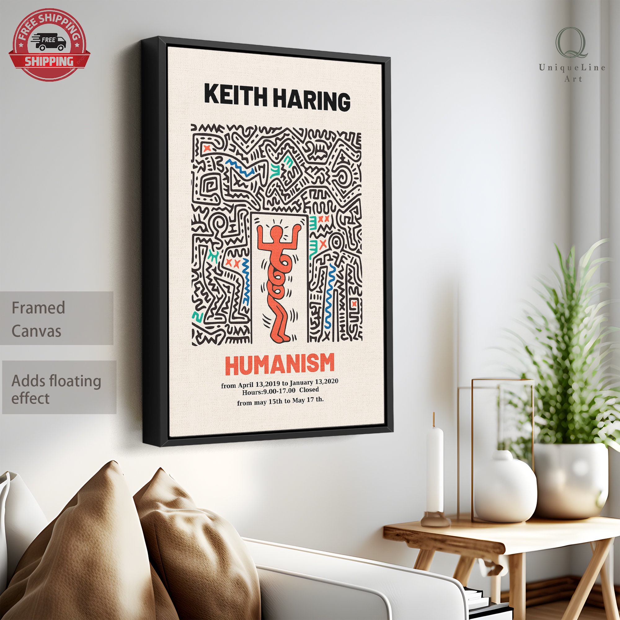 Keith Haring Humanism Keith Haring Pop Art, Keith Haring Poster, Keith ...
