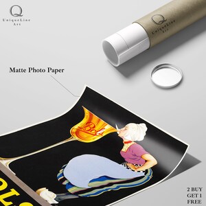 Bols Liqueurs and Gıns Amsterdam, Vintage Poster, Vintage Amsterdam ...