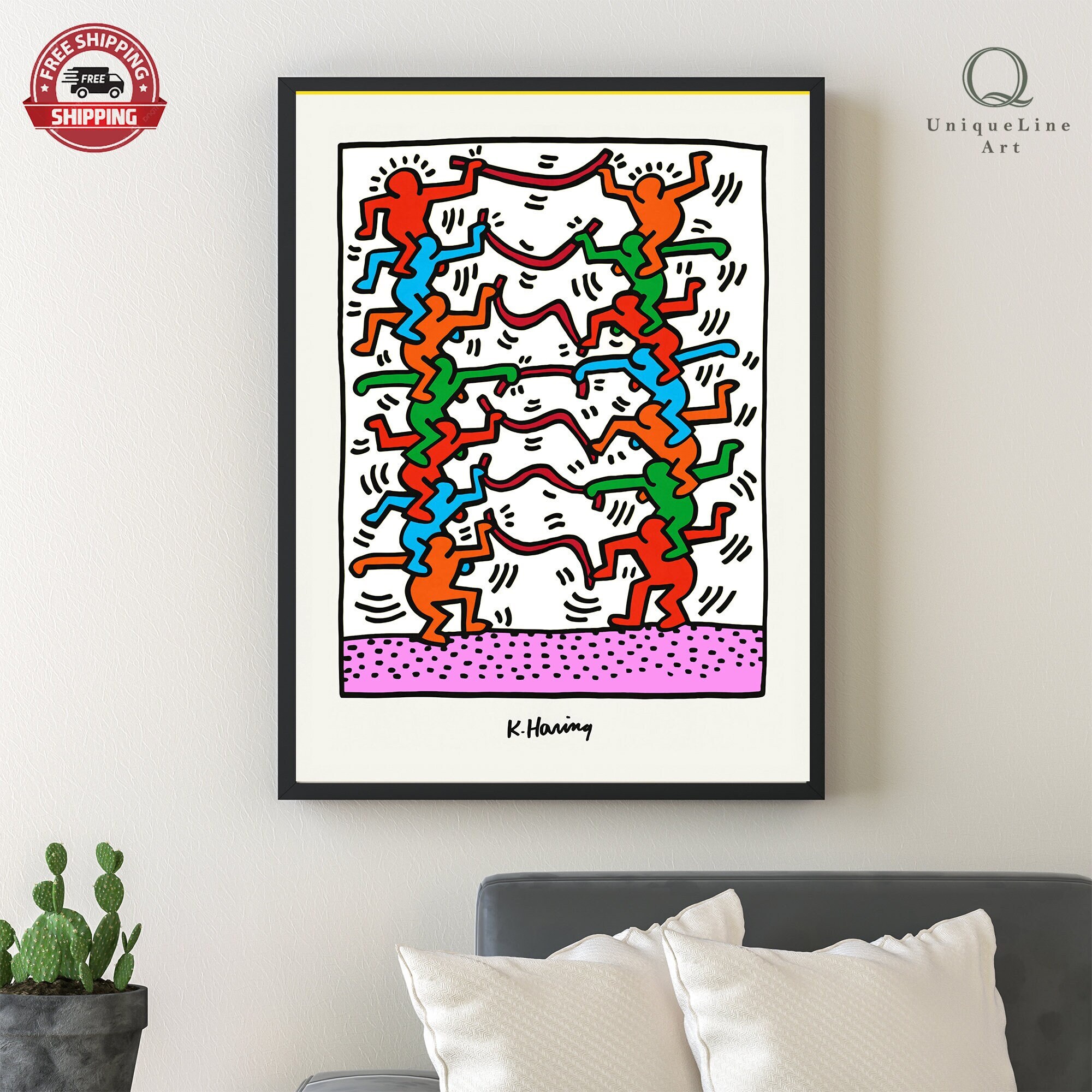 Keith Haring Art Keith Haring Pop Art, Keith Haring Poster, Keith ...