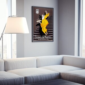 Cognac J&F Martell Poster Fine Art Print / Vintage Poster, Art Nouveau ...