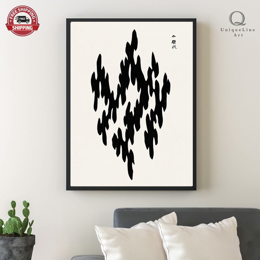 Taguchi Tomoki Abstract Art, Oriental Decor, the Great Wave Print ...