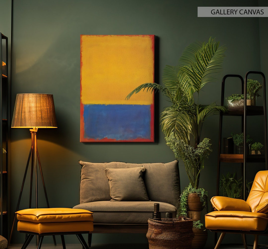 Mark Rothko Canvas/poster Art Reproduction, Rothko Yellow Reproduction ...