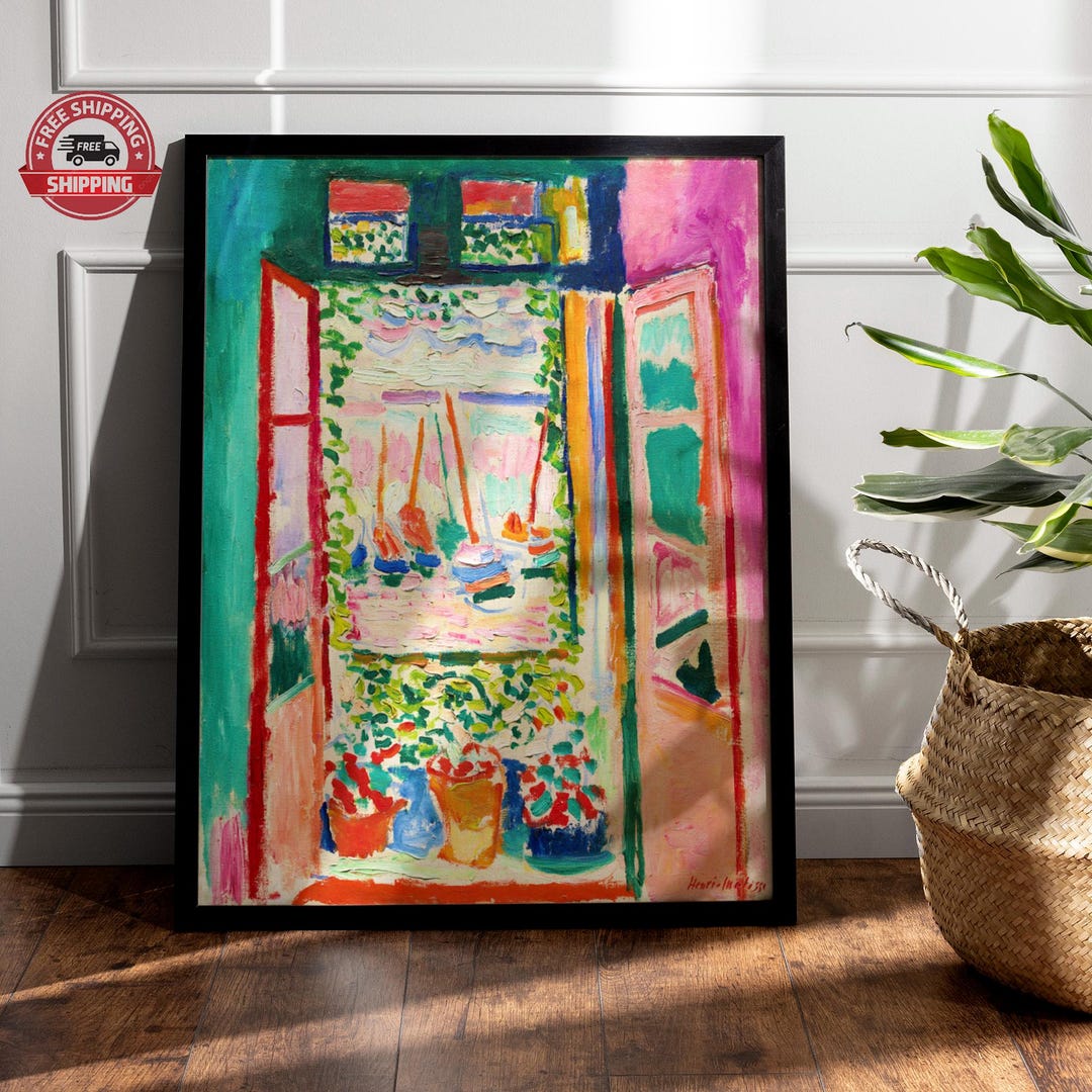 Henri Matisse Open Window Print: Fauvism Abstract Art Poster - Etsy