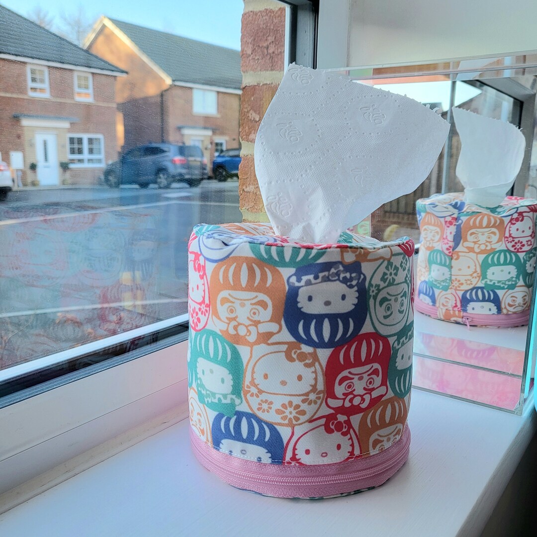 Handmade Hello Kitty Tissues Case/tissue Roll Cover/tissue Box - Etsy