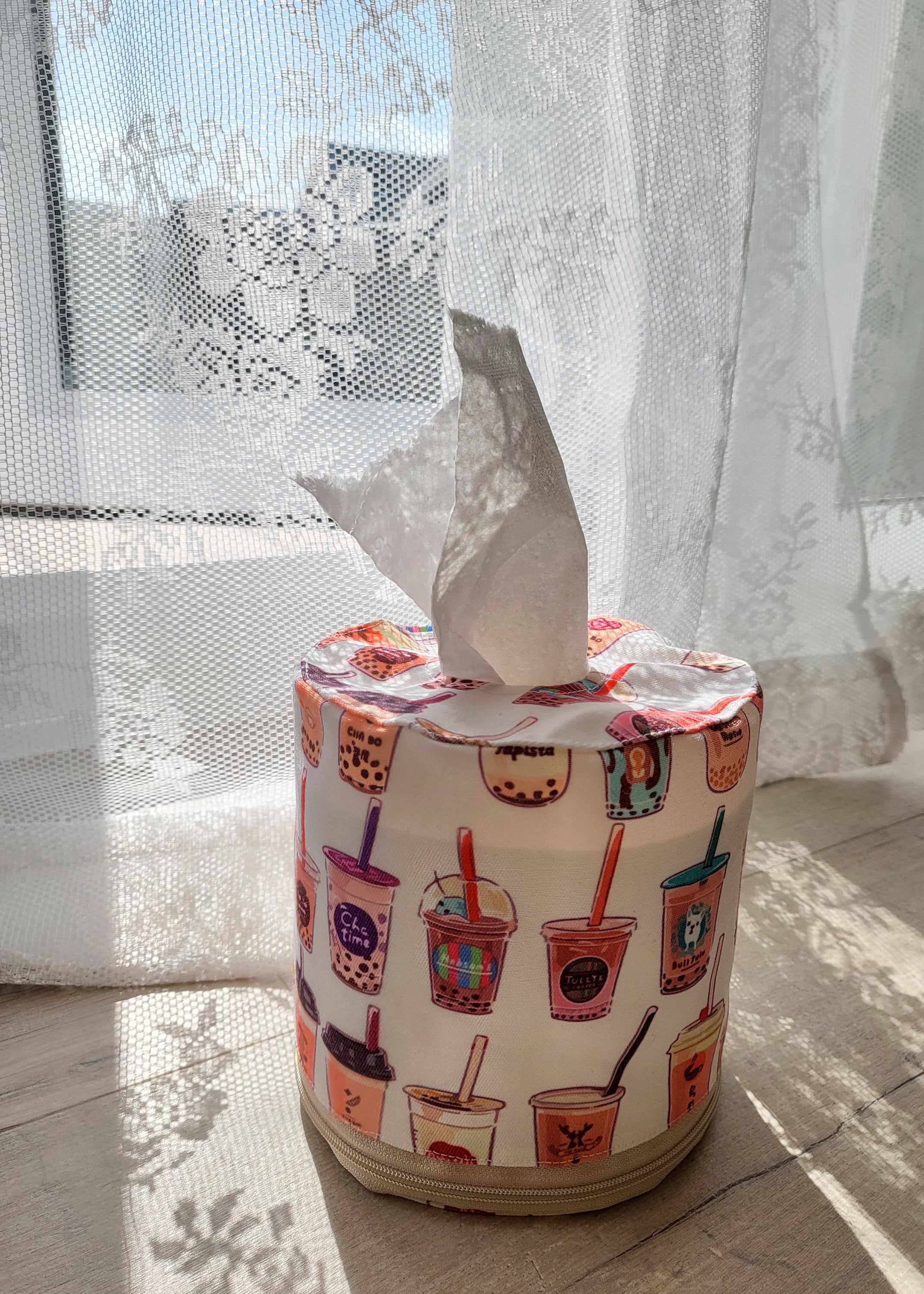 Handmade Milk Tea Tissues Case/tissue Roll Cover/tissue Box - Etsy