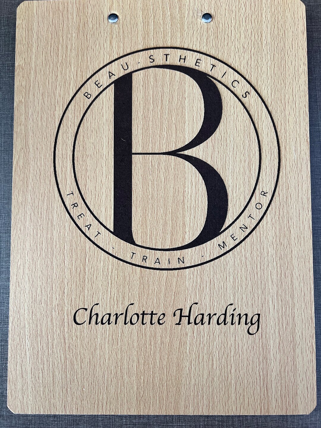 Laser Personalised Wooden Clipboard - Etsy UK