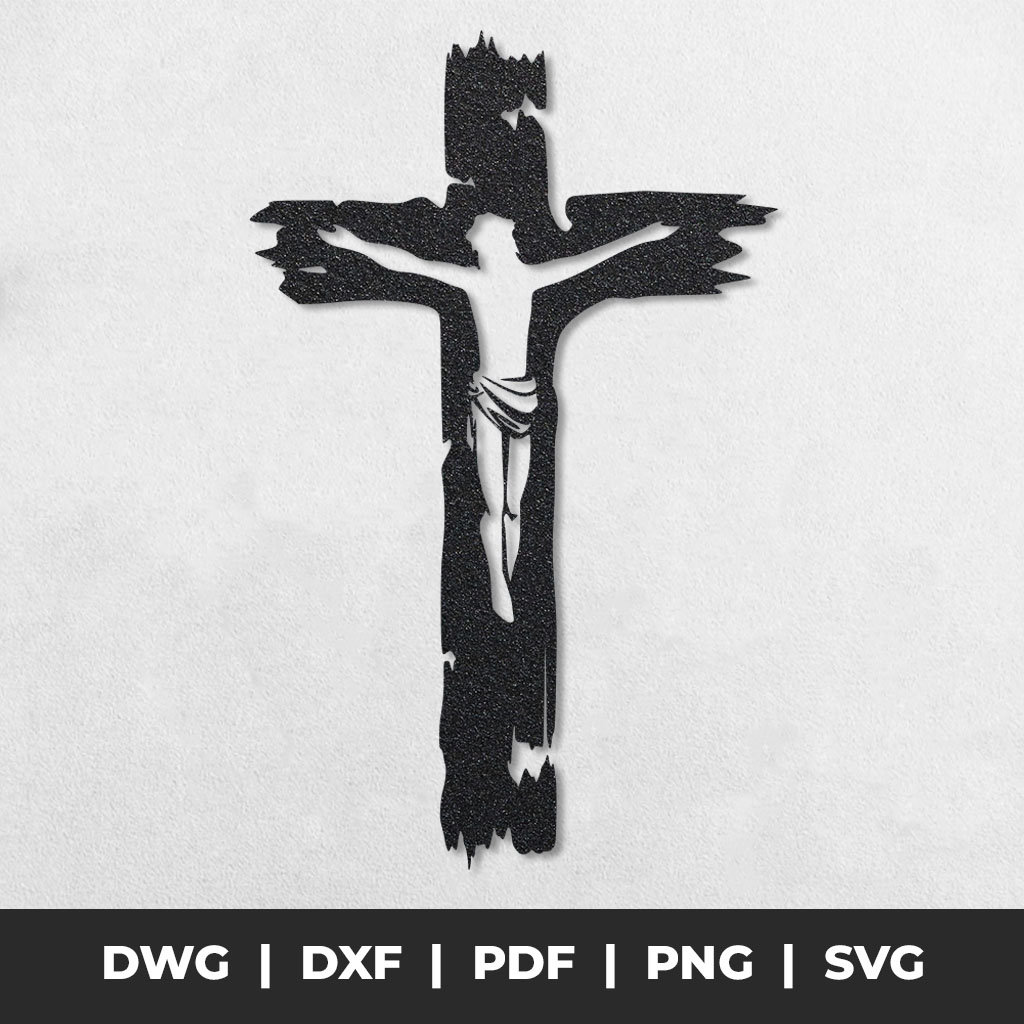 Jesus Cross Design for Cnc Laser Christian Religion Perfect for Home ...