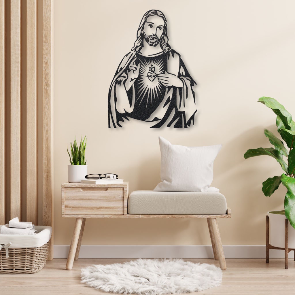 Jesus Face CNC Laser Design: Christian Home Decor (digital Download) - Etsy