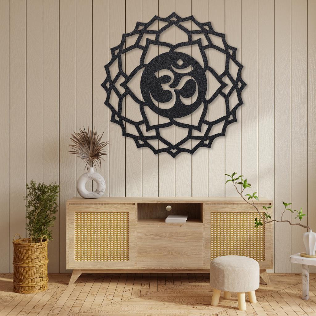 Om Aum Mandala CNC Laser Cut File: Hinduism Wall Decor (digital ...