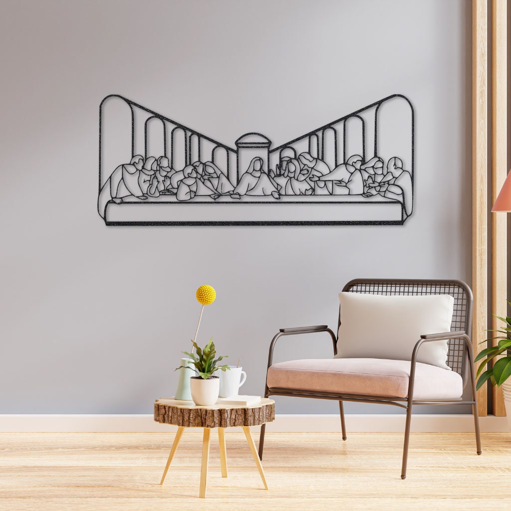 Jesus Last Supper Design for Cnc Laser Christian Religion Perfect for ...