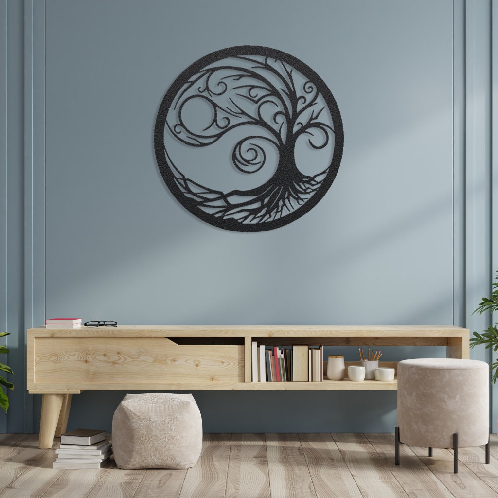 Circle Tree Design for Cnc Laser Fantasy Circle Tree Perfect for Home ...