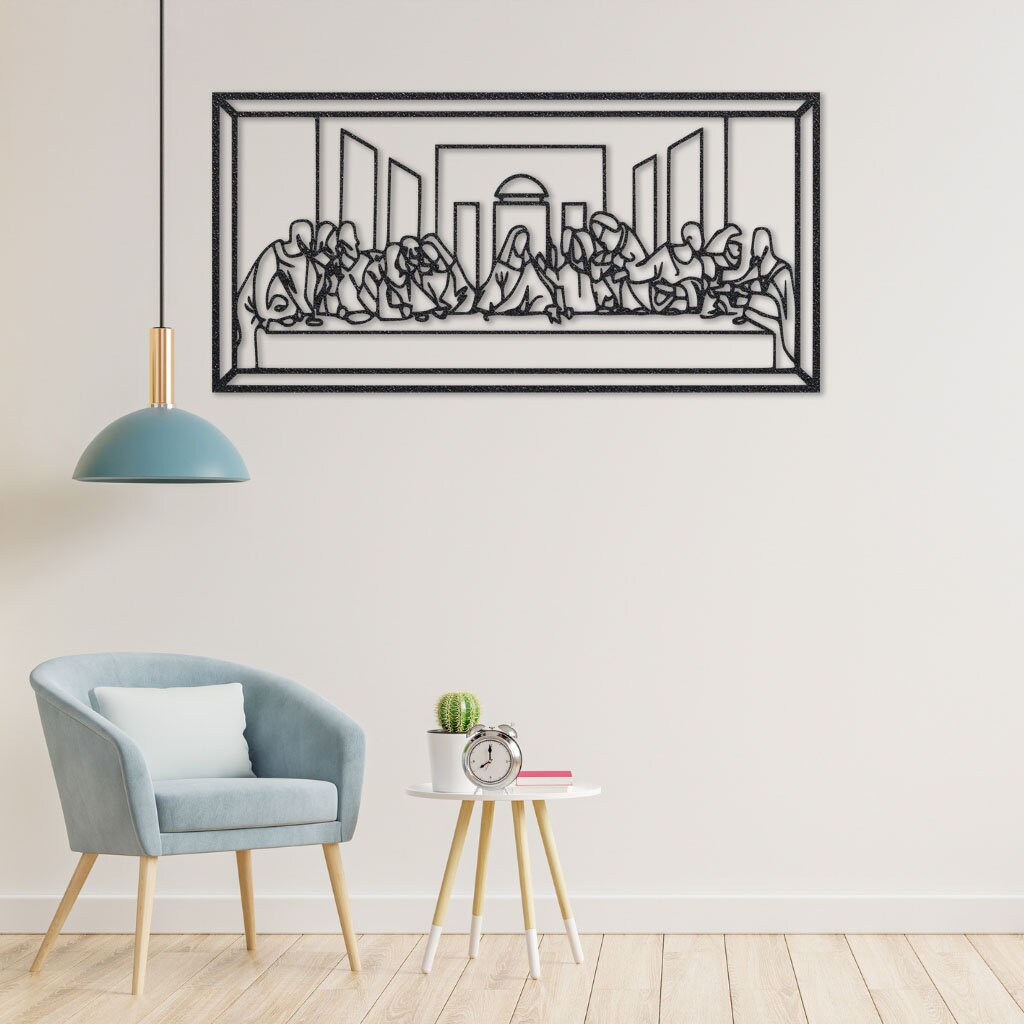 Jesus Last Supper Design for Cnc Laser Christian Religion Perfect for ...