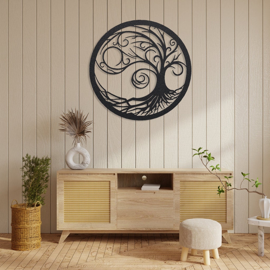 Circle Tree Design for Cnc Laser Fantasy Circle Tree Perfect for Home ...