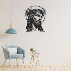 Jesus Face Design for Cnc Laser - Christian Religion Perfect for Home ...