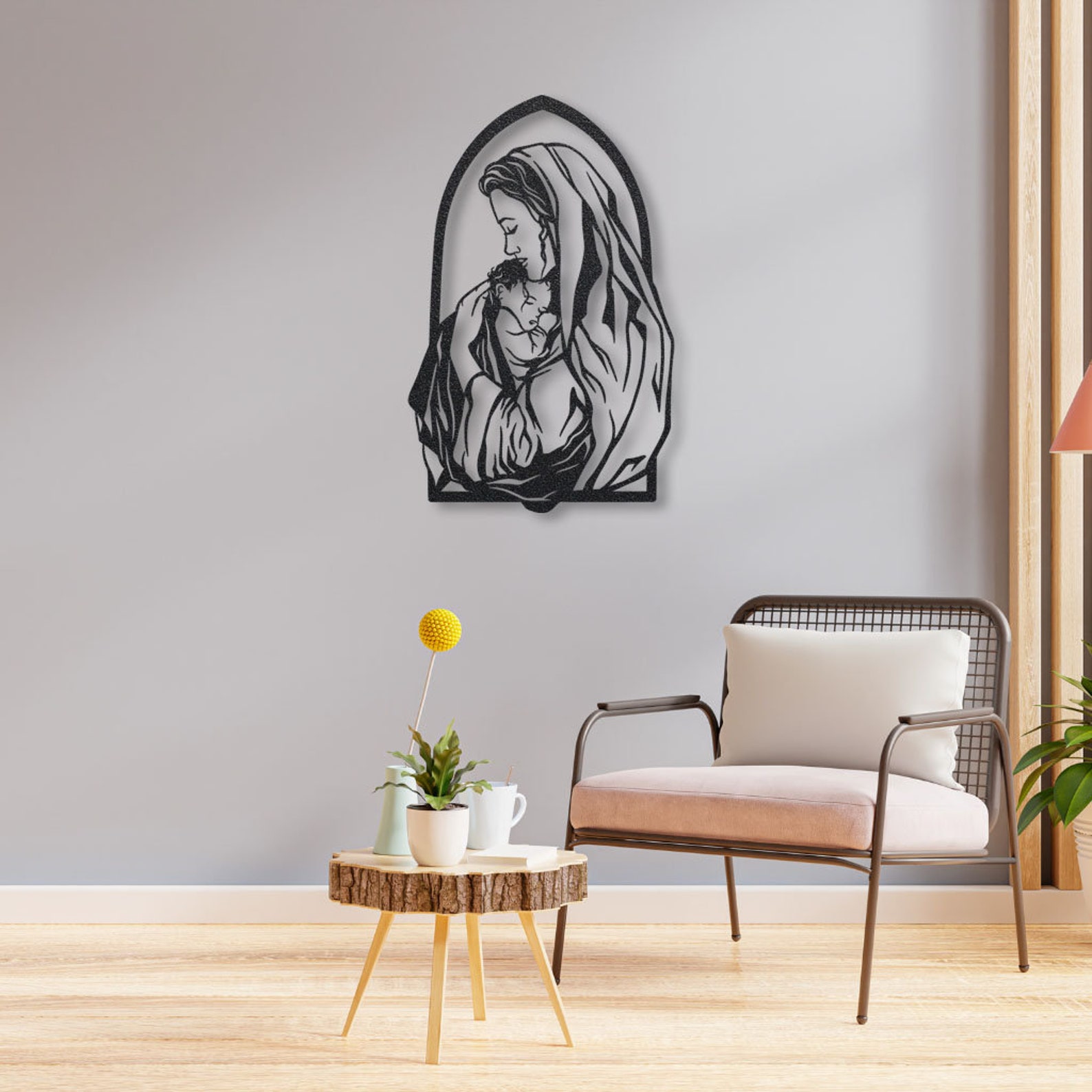 Virgin Mary Jesus Mother for Cnc Laser Christian Religion - Etsy