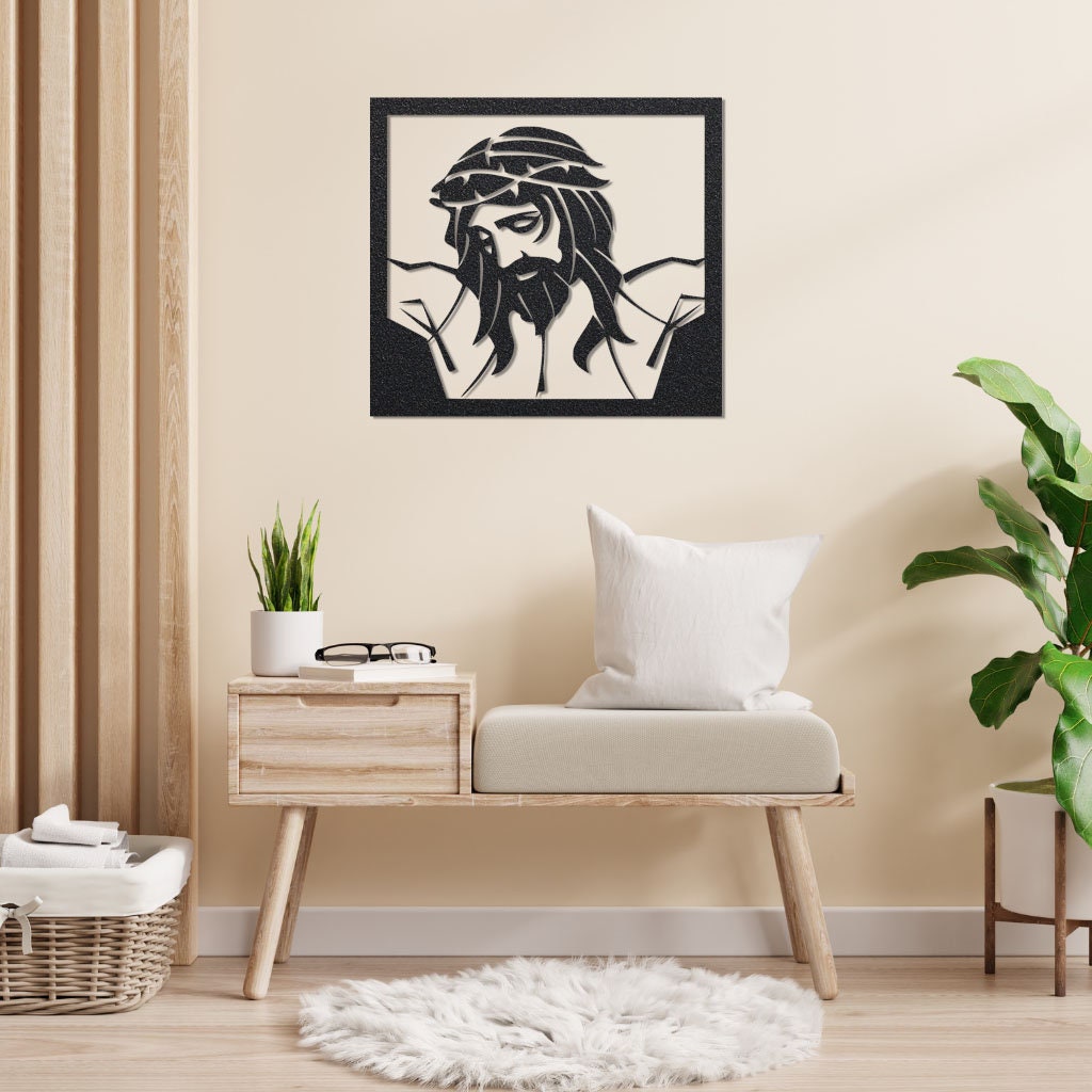 Jesus Face Design for Cnc Laser - Christian Religion Perfect for Home ...