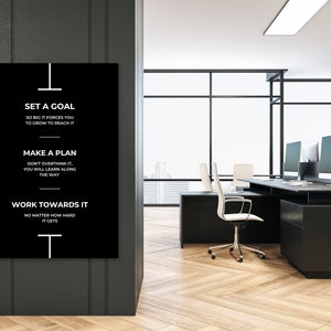 Growth Mindset Poster Succes Strategy, Stoicism Masculine Wall Art ...