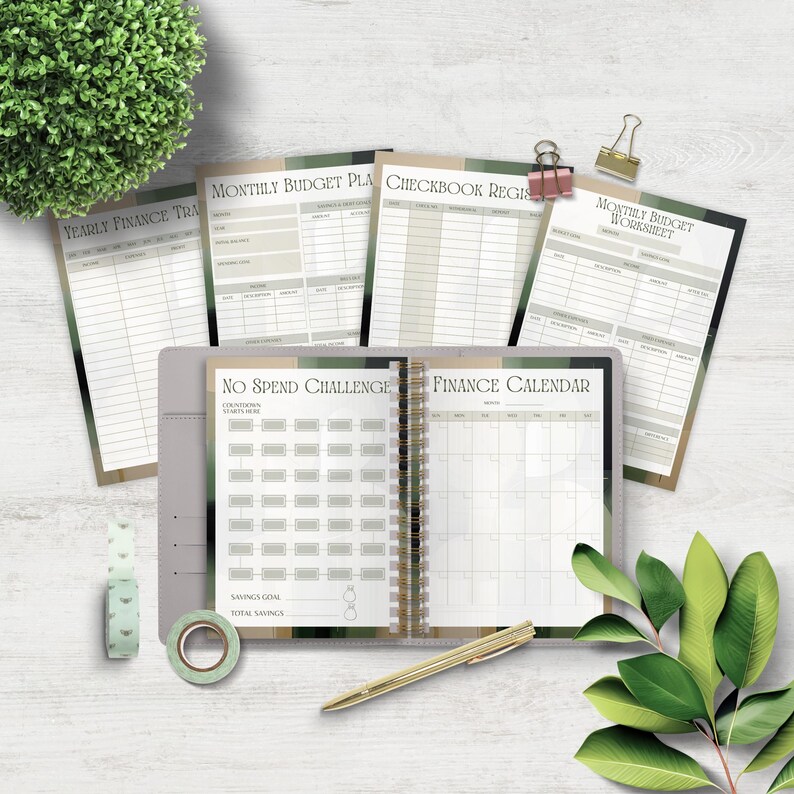 Personal Finance Planner, Budget Planner, Digital Planner Printable ...