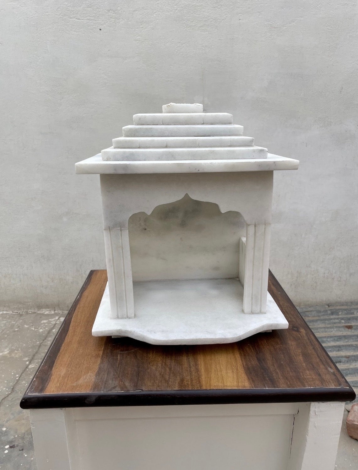 Custom Size White Marble Pooja Temple, Home Shrine - Etsy