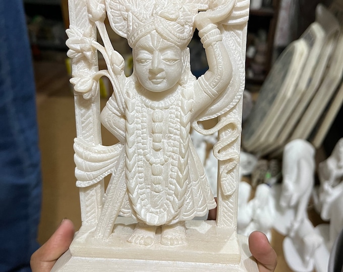 Shrinath Statue Made From Black Stone, Beautiful Shrinath Statue for ...