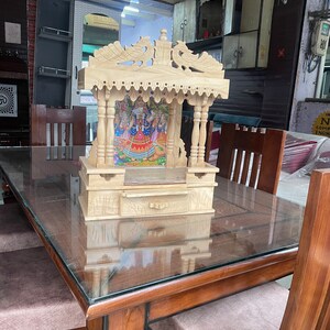 New Design 45cm Compact Size Temple for Home, Pooja Mandir Home ...