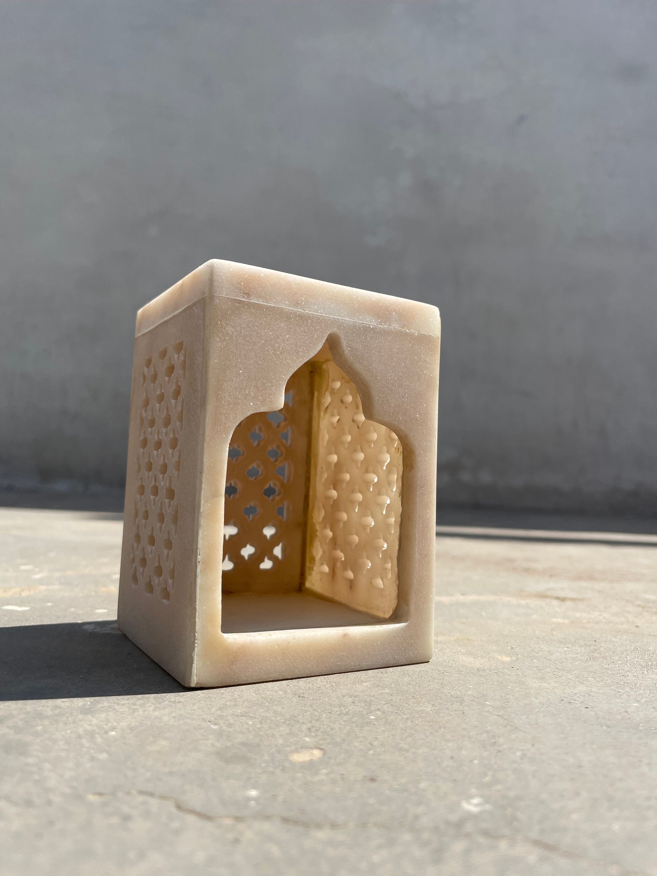 Custom Small Size Marble Temple for Single God, Diya Place, Marble ...