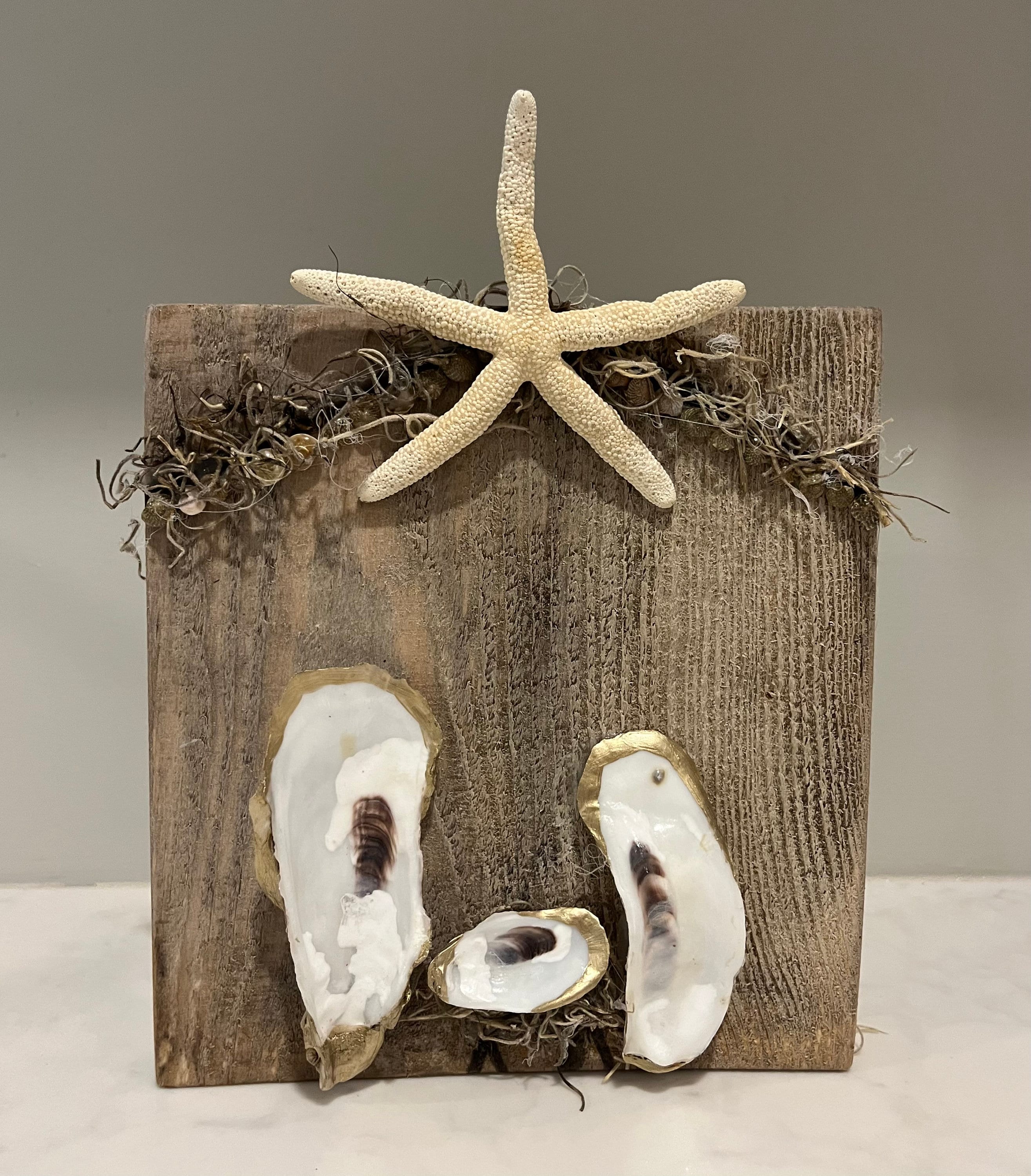 Coastal Oyster Shell Nativity - Etsy