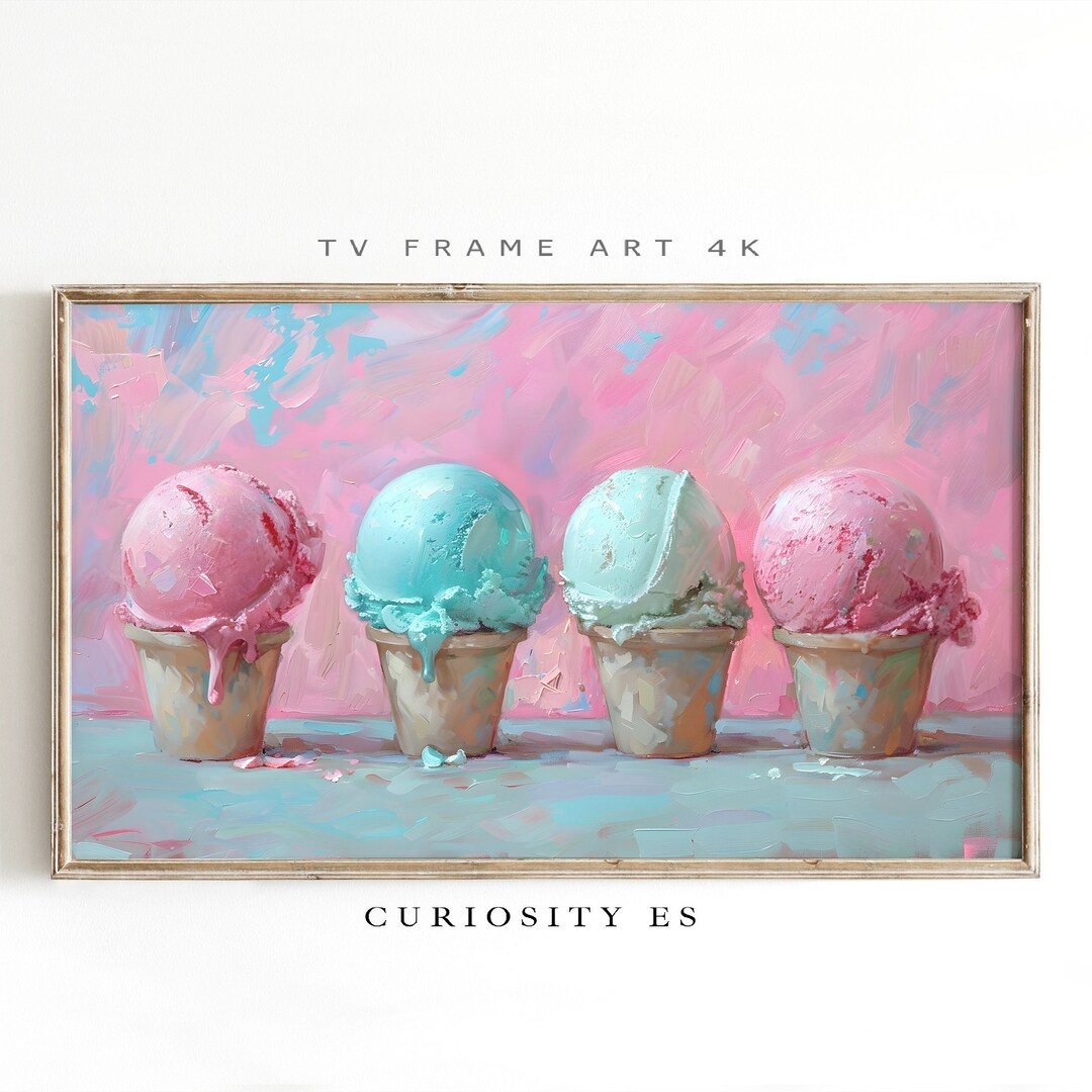 Summer Frame TV Art Instant Download,colorful Pop Art Downloadable ...