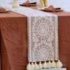 Teal Table Runner Placemats Set Custom Size Embroidered Fall Table ...