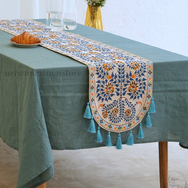 Boho Table Runner - Etsy