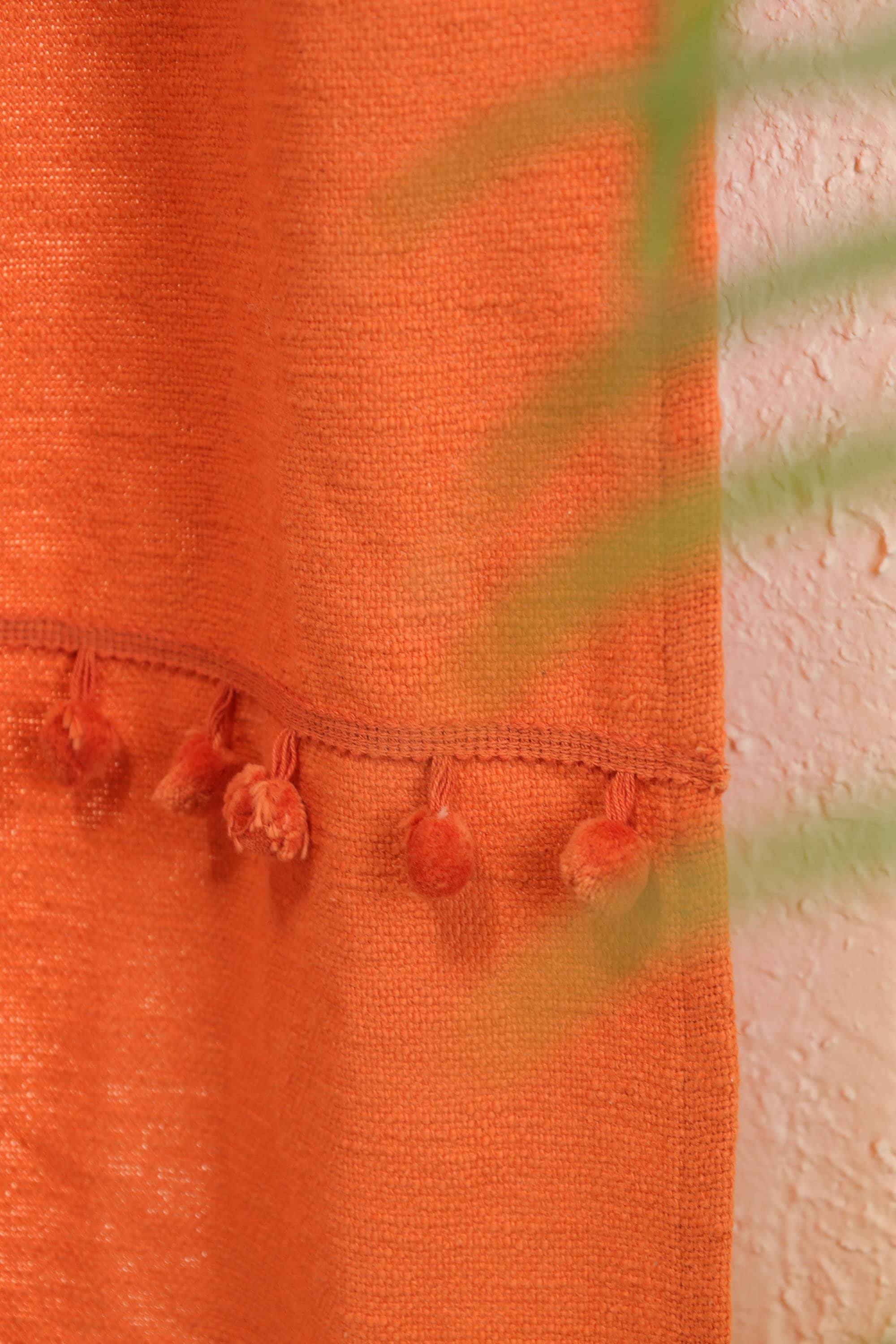 Handmade Natural Organic Cotton Airy Curtains Boho Bedroom Curtain ...