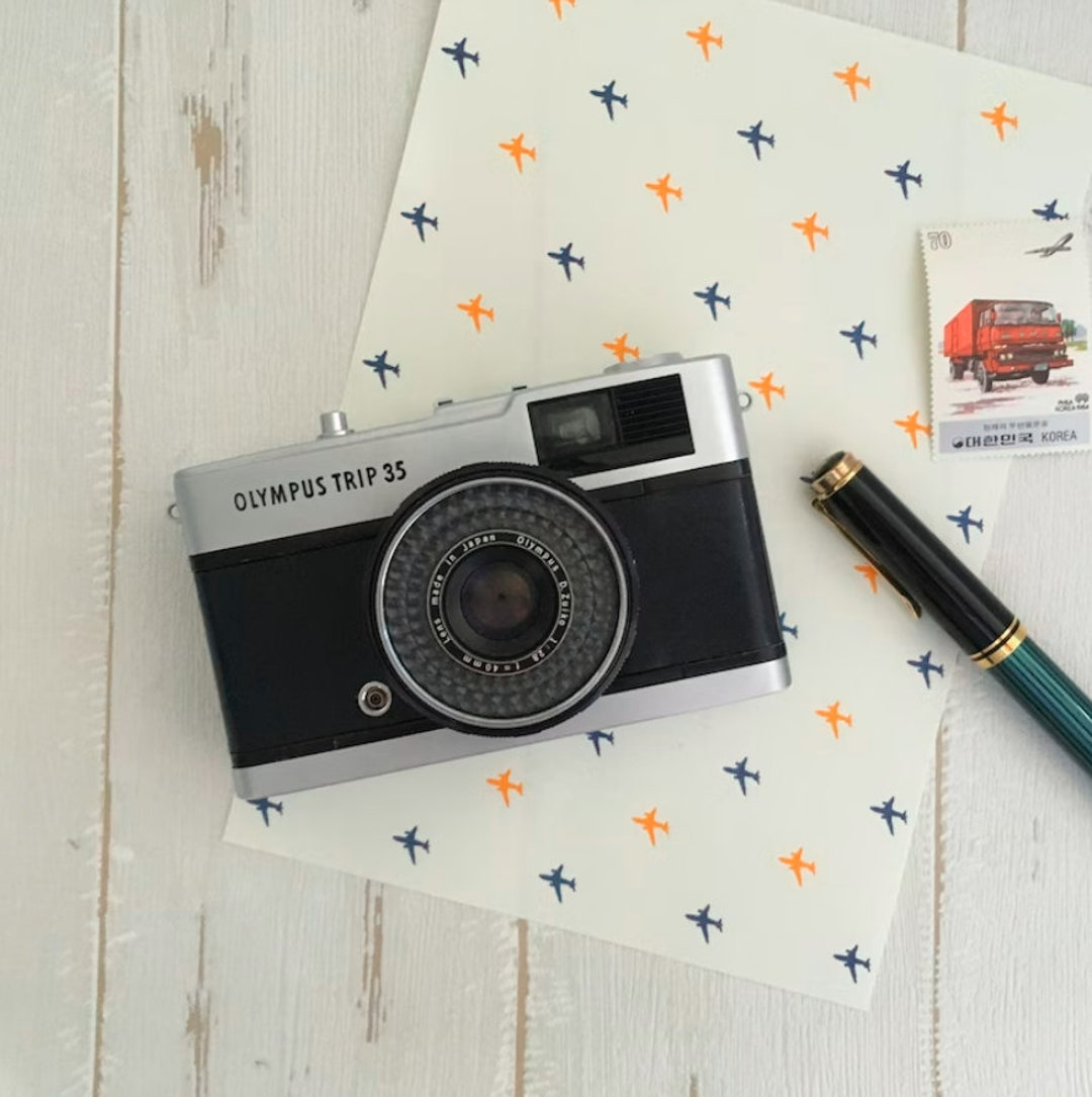 Olympus TRIP 35 Vintage Film Camera With New Black Smooth - Etsy