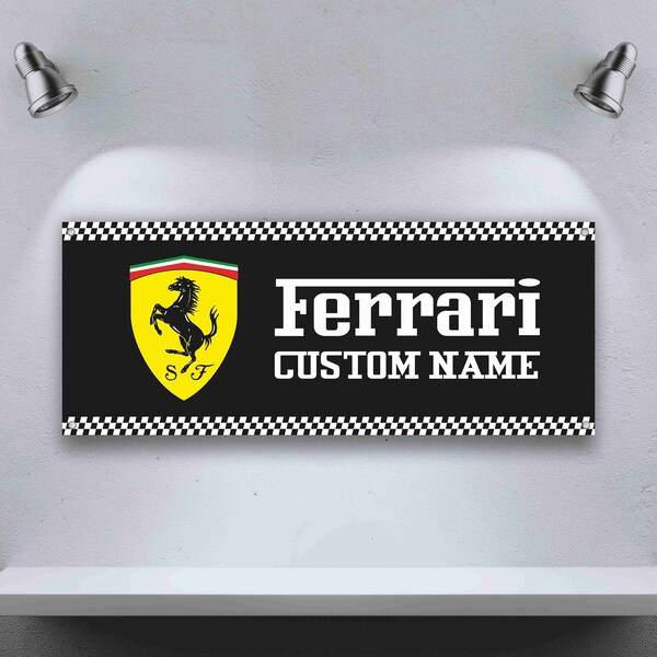 Ferrari Wall Banner - Etsy