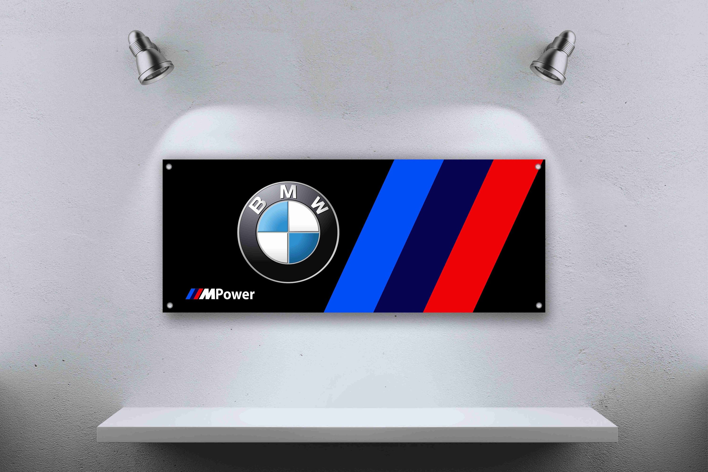 BMW Vinyl Banner Garage Wall Decor Garage Sign Auto Car - Etsy