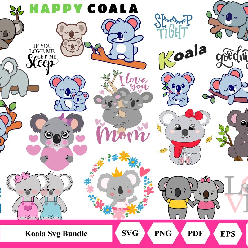 Koala Svg - Etsy