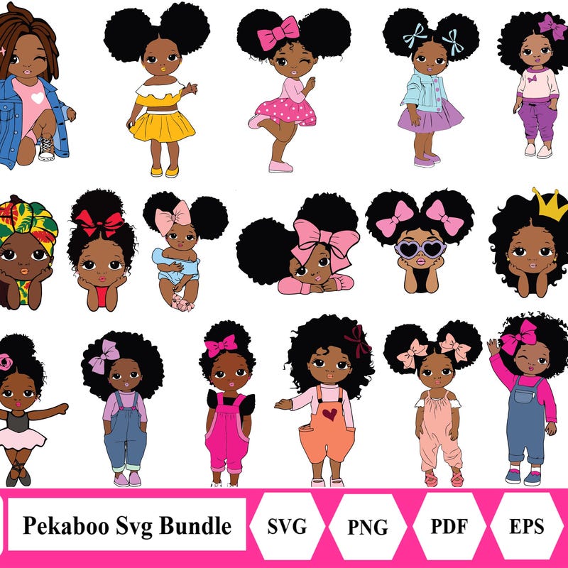 Peekaboo Girl Svg - Etsy