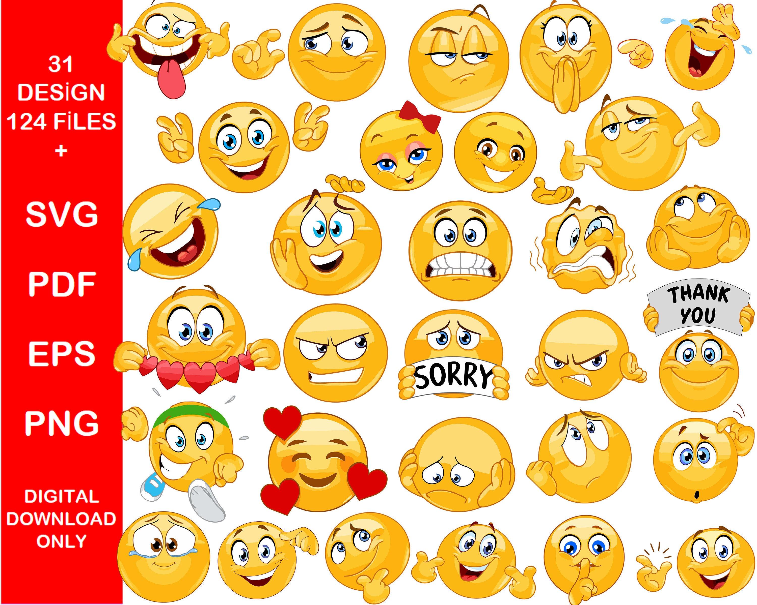 Smiley Face SVG Bundle, Smiley Face SVG, Smile SVG, Trippy Svg, Svg ...