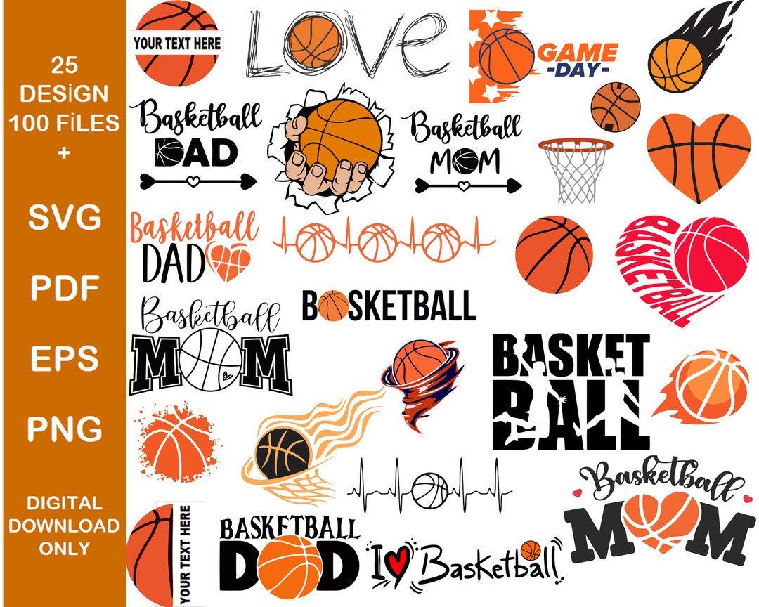Basketball SVG Basketball Bundle SVG Files Basketball SVG Layered ...