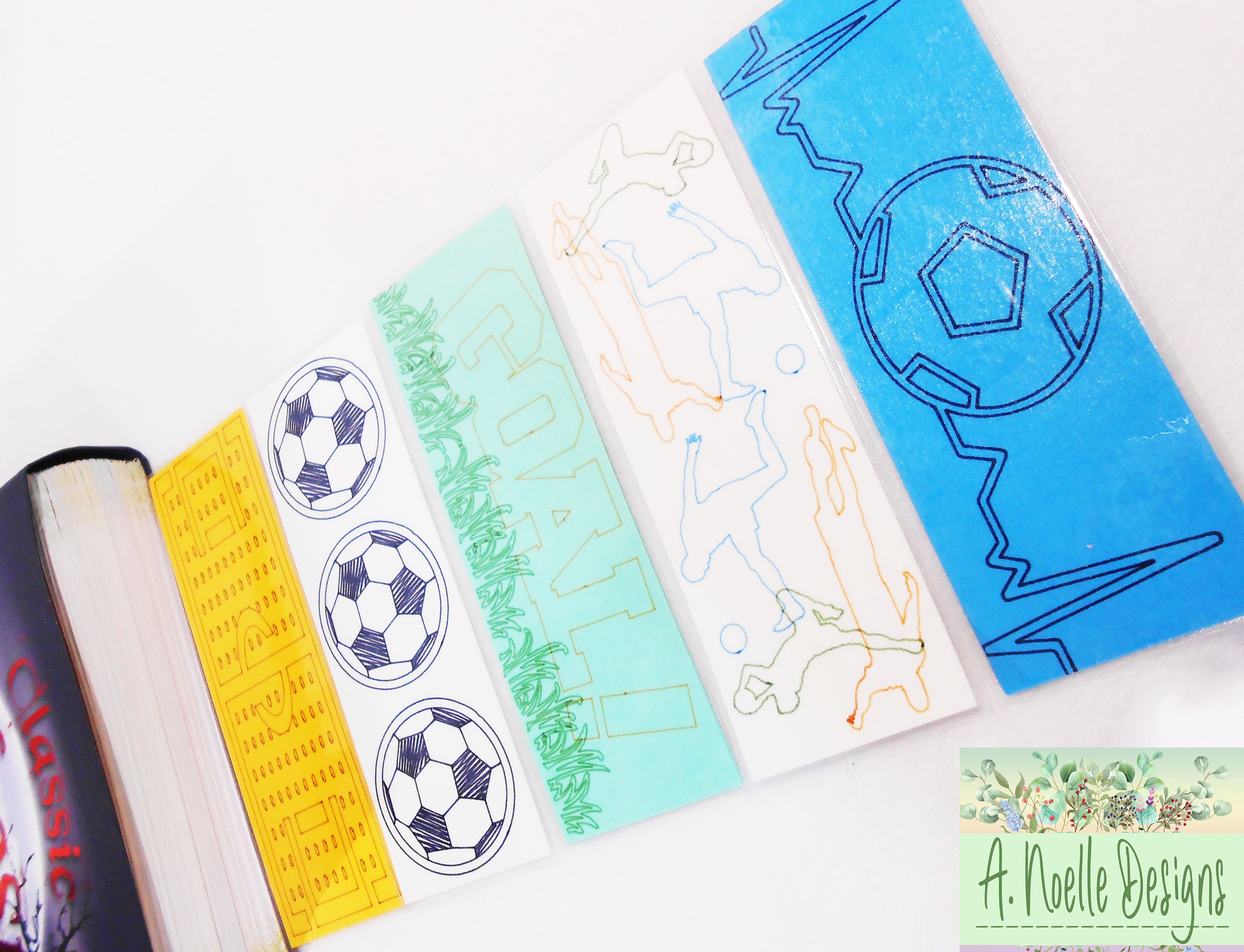 Soccer Fan Bookmarks Reading Gifts for Sports Enthusiasts - Etsy