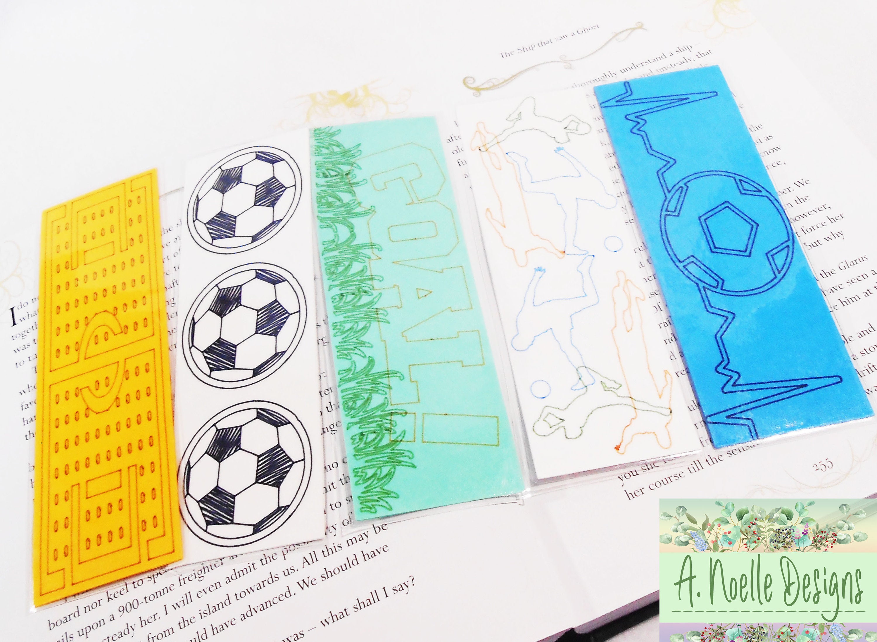 Soccer Fan Bookmarks Reading Gifts for Sports Enthusiasts - Etsy