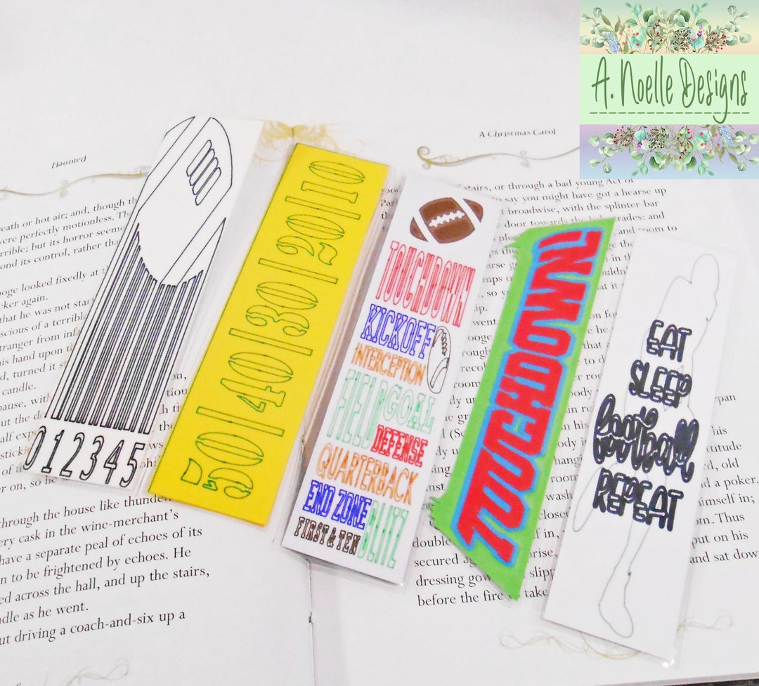 Football Fan Bookmarks Football Enthusiasts - Etsy