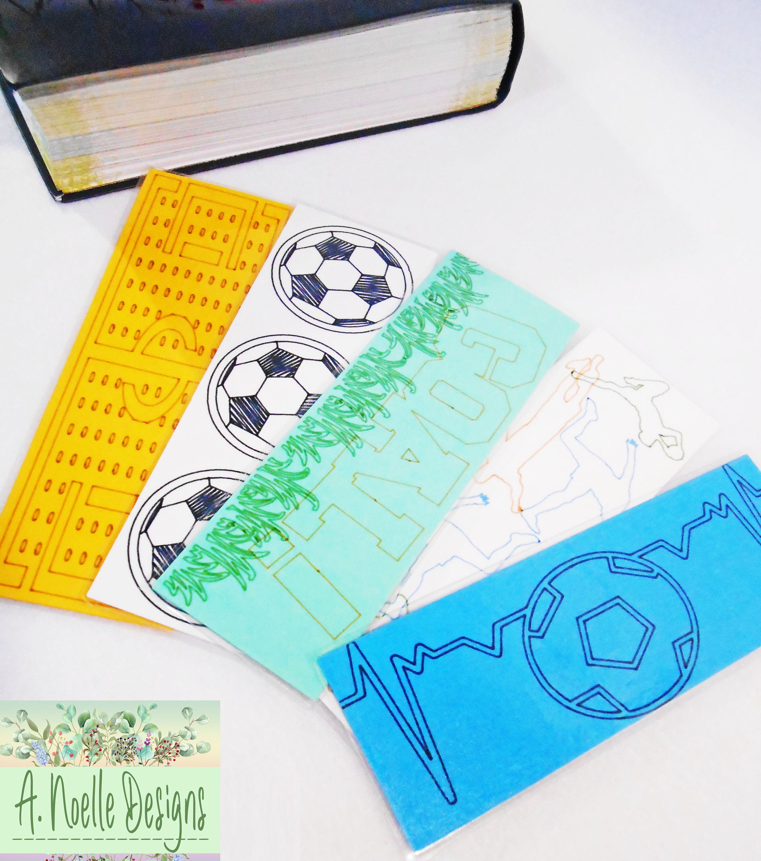 Soccer Fan Bookmarks Reading Gifts for Sports Enthusiasts - Etsy