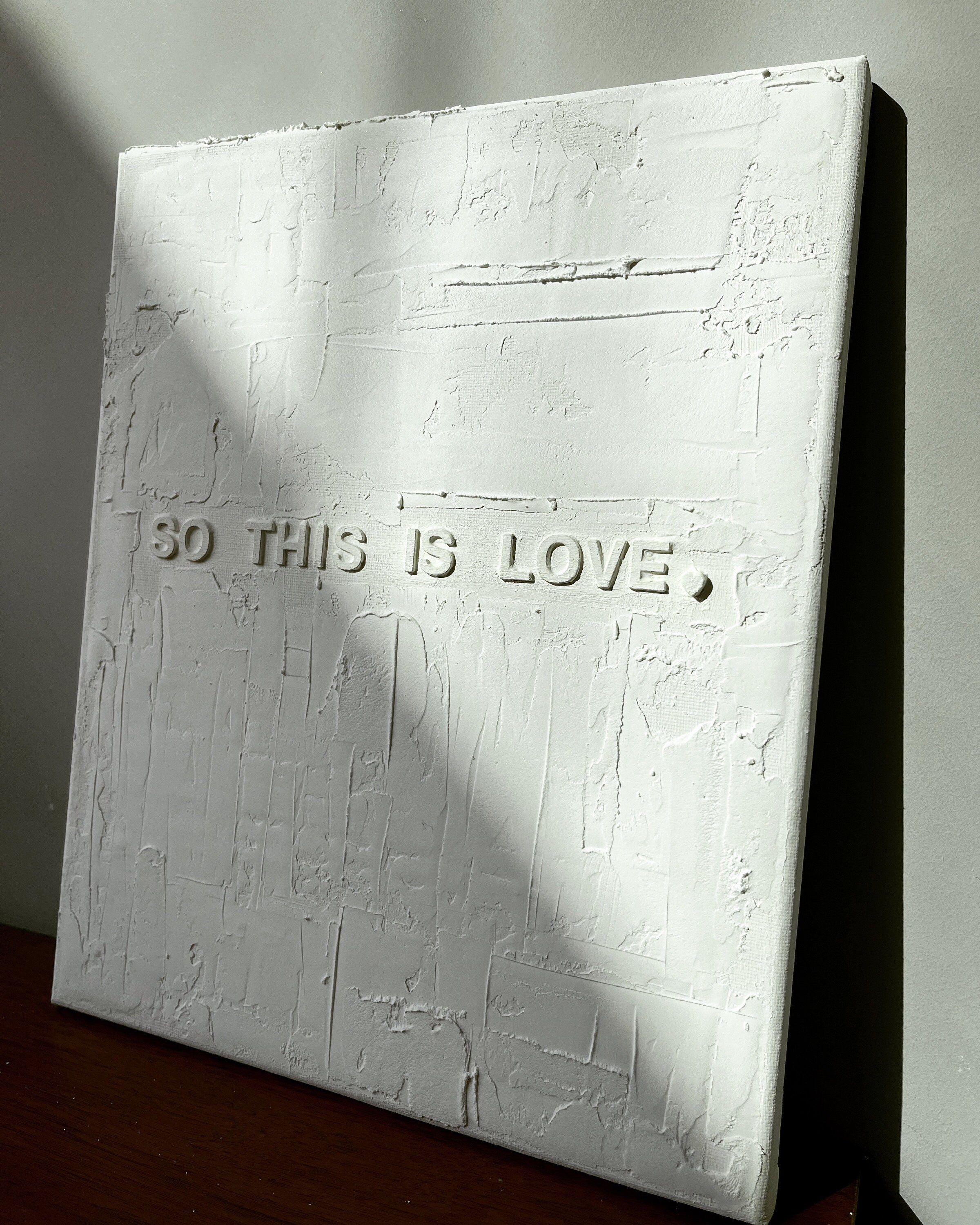 So This is Love - Textured Wall Art - 3D Textured Canvas - Nursery ...