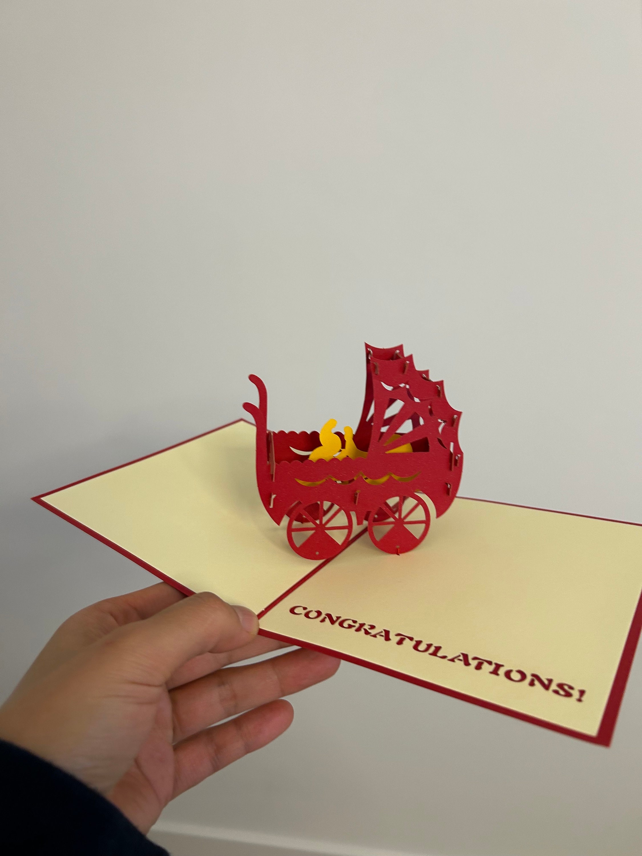 Pop up Card for New Born Baby, Card for Baby Girl, Card for Baby Boy ...