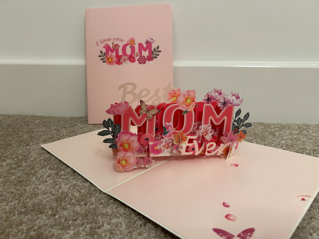 Pop up Mother's Day Card for Mom - Etsy