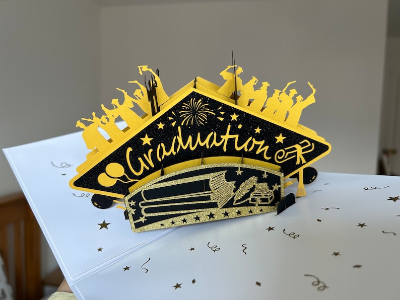 3D Pop up Graduation Card - Etsy
