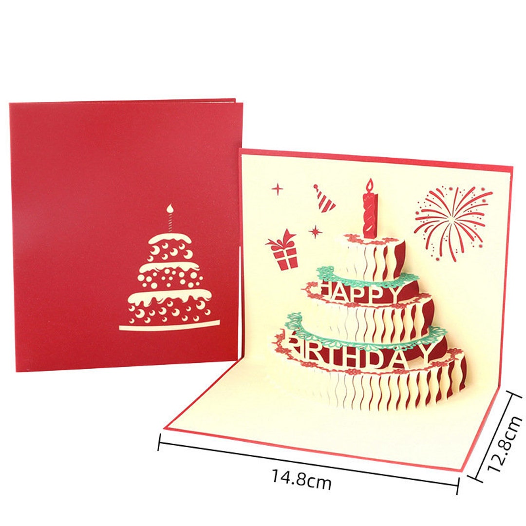 Pop up Birthday Card 3D Birthday Card - Etsy UK