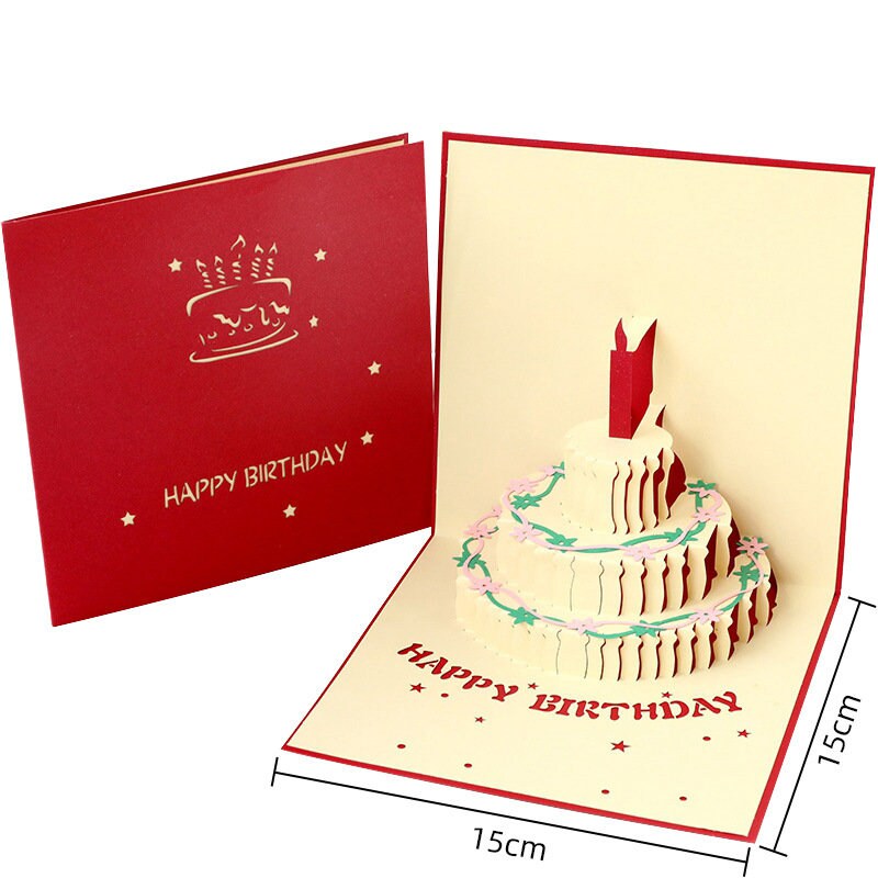 Pop up Birthday Card 3D Birthday Card - Etsy